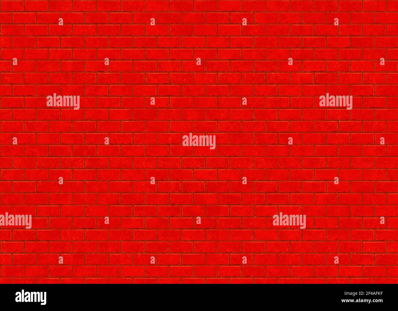 hi-res saturated red small brick wall pattern Stock Photo - Alamy