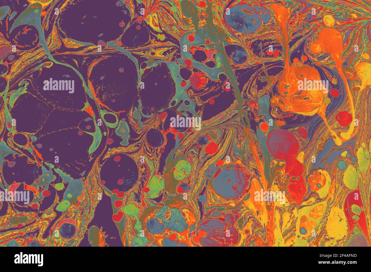 An abstract background with colorful paint splash patterns and swirly ...