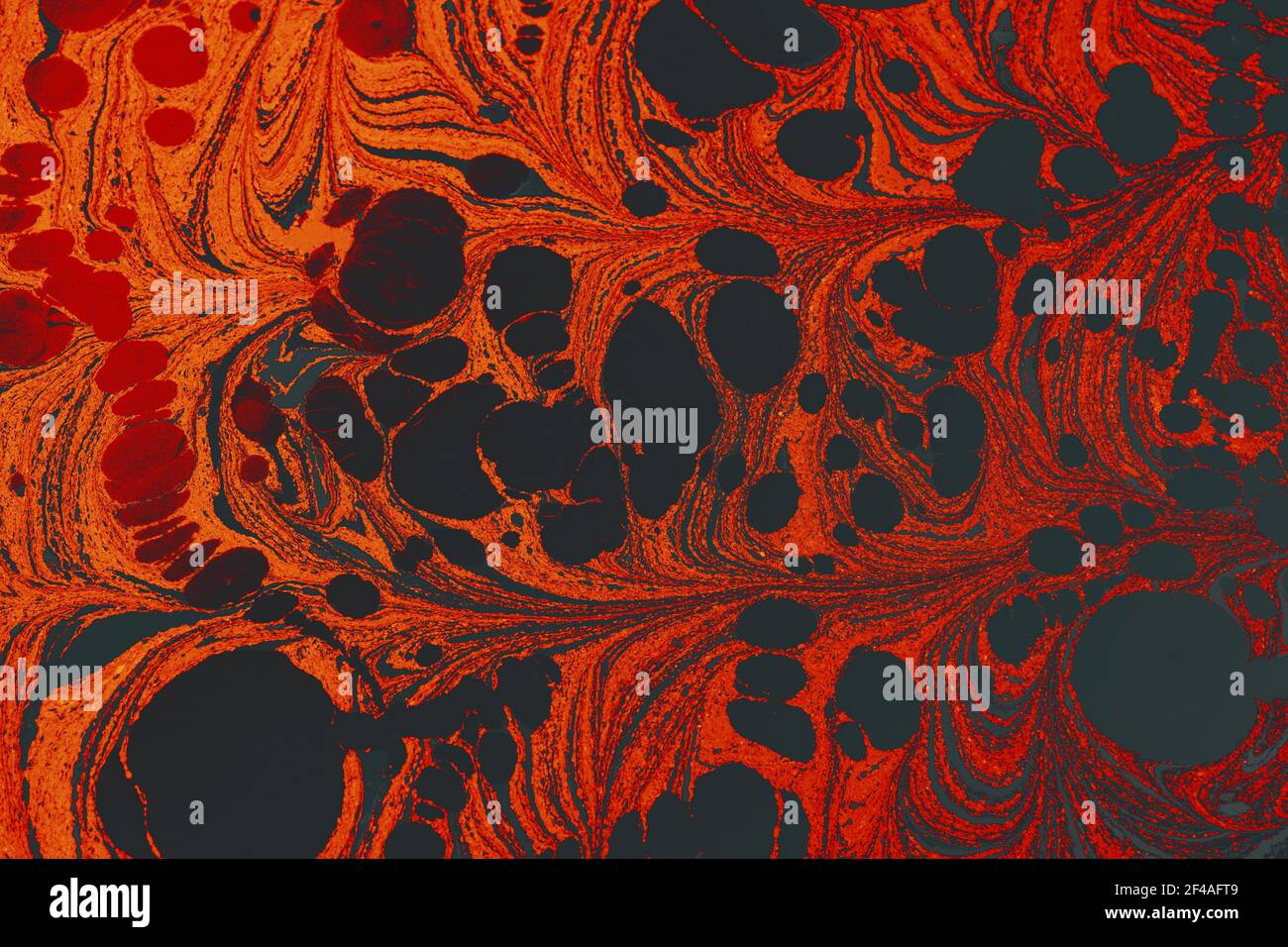 An abstract background with colorful paint splash patterns and swirly ...