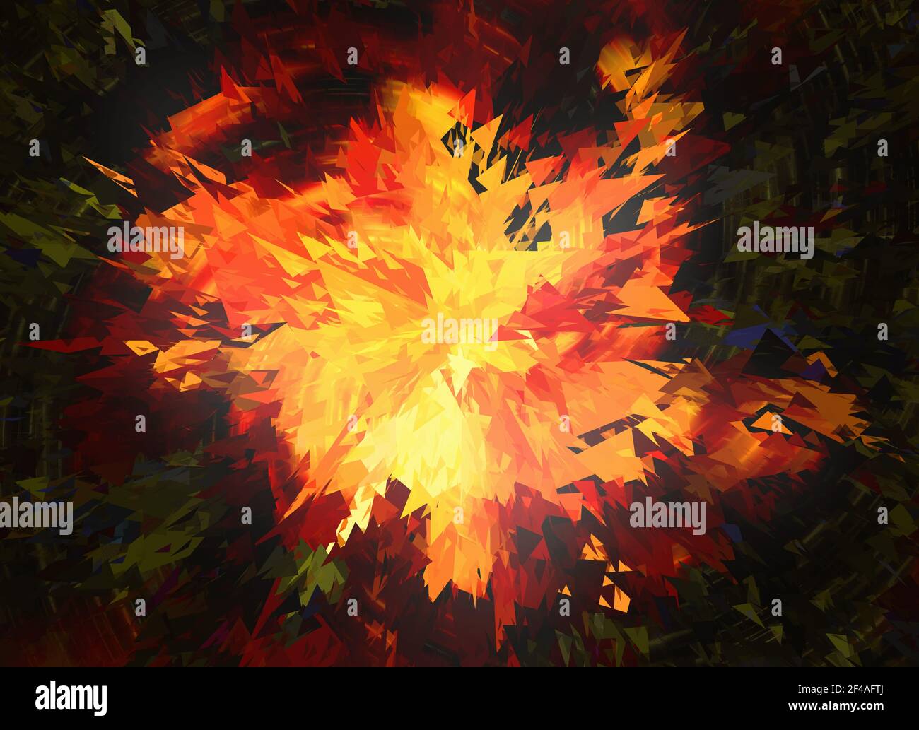 burst of broken star on black backgrounds Stock Photo - Alamy