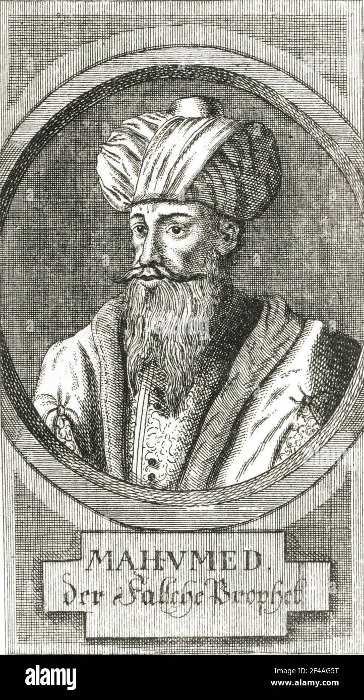 Imagination portrait of the Prophet Muhammad Stock Photo - Alamy