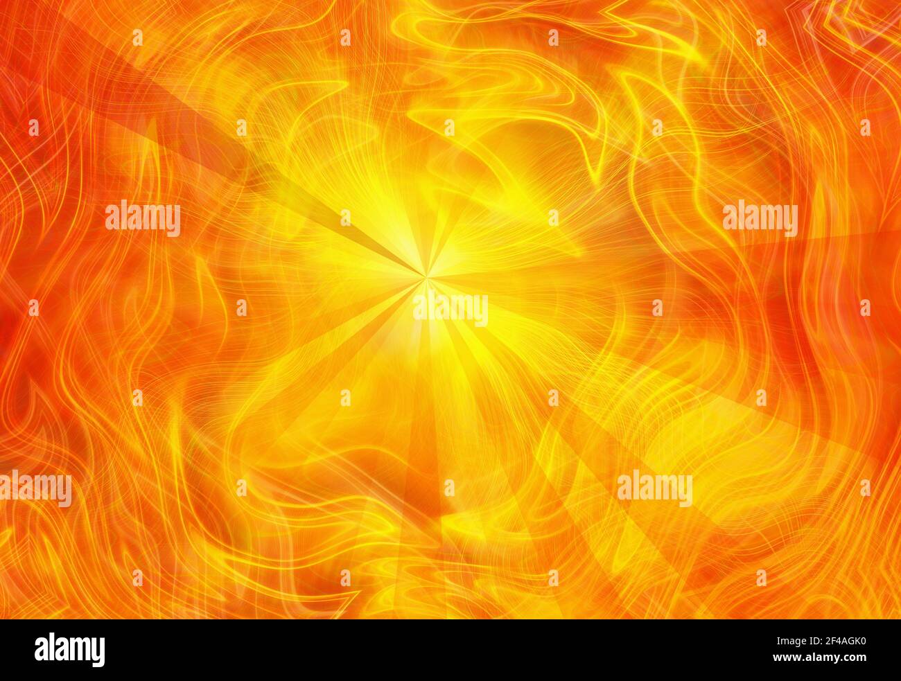 abstract dreamy fire rays background Stock Photo - Alamy