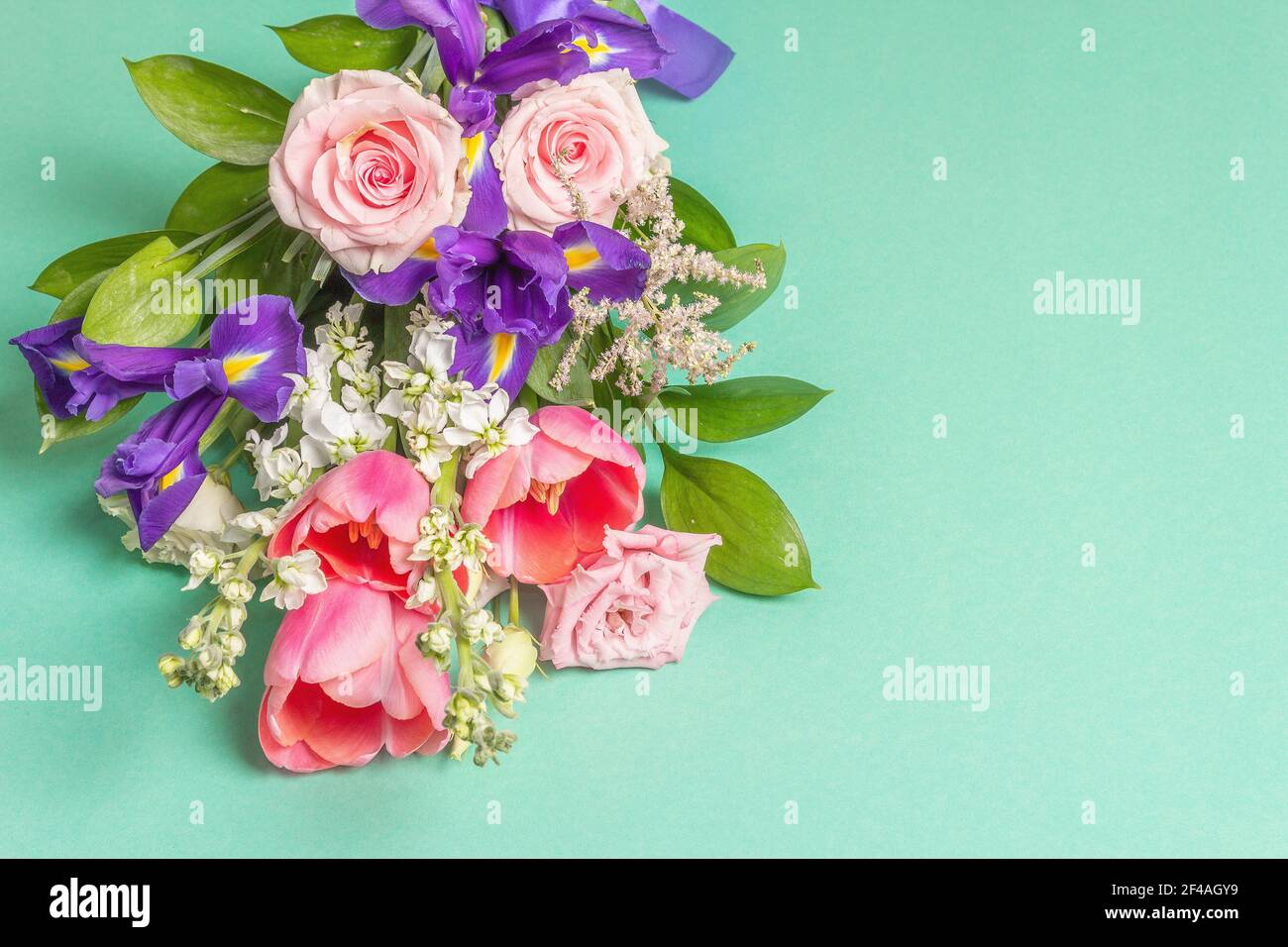 Turquoise Fresh Flowers