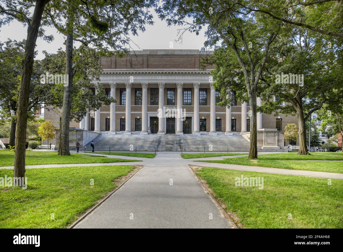 Harvard University - Widener Library at Harvard Yard, Cambridge ...