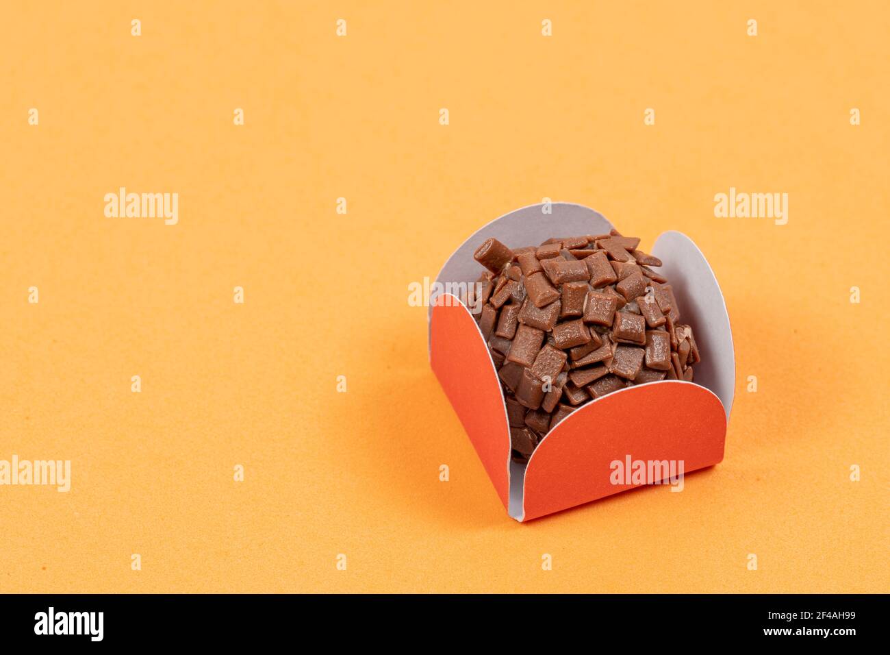 Brazilian traditional sweet brigadeiro candy, handmade Stock Photo - Alamy