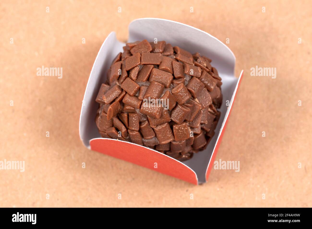 Brazilian traditional sweet brigadeiro candy, handmade Stock Photo - Alamy
