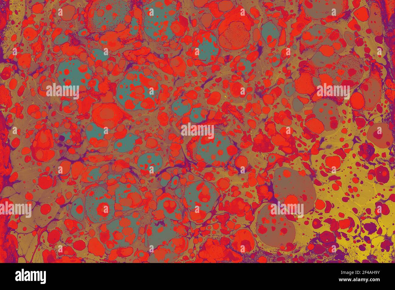 An abstract background with colorful paint splash patterns and swirly ...