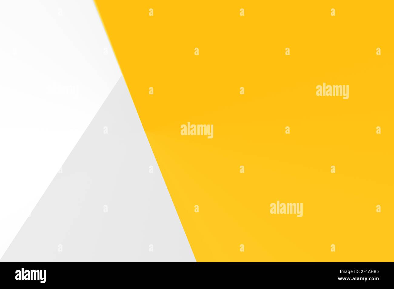 An abstract background with yellow and white geometric patterns Stock ...