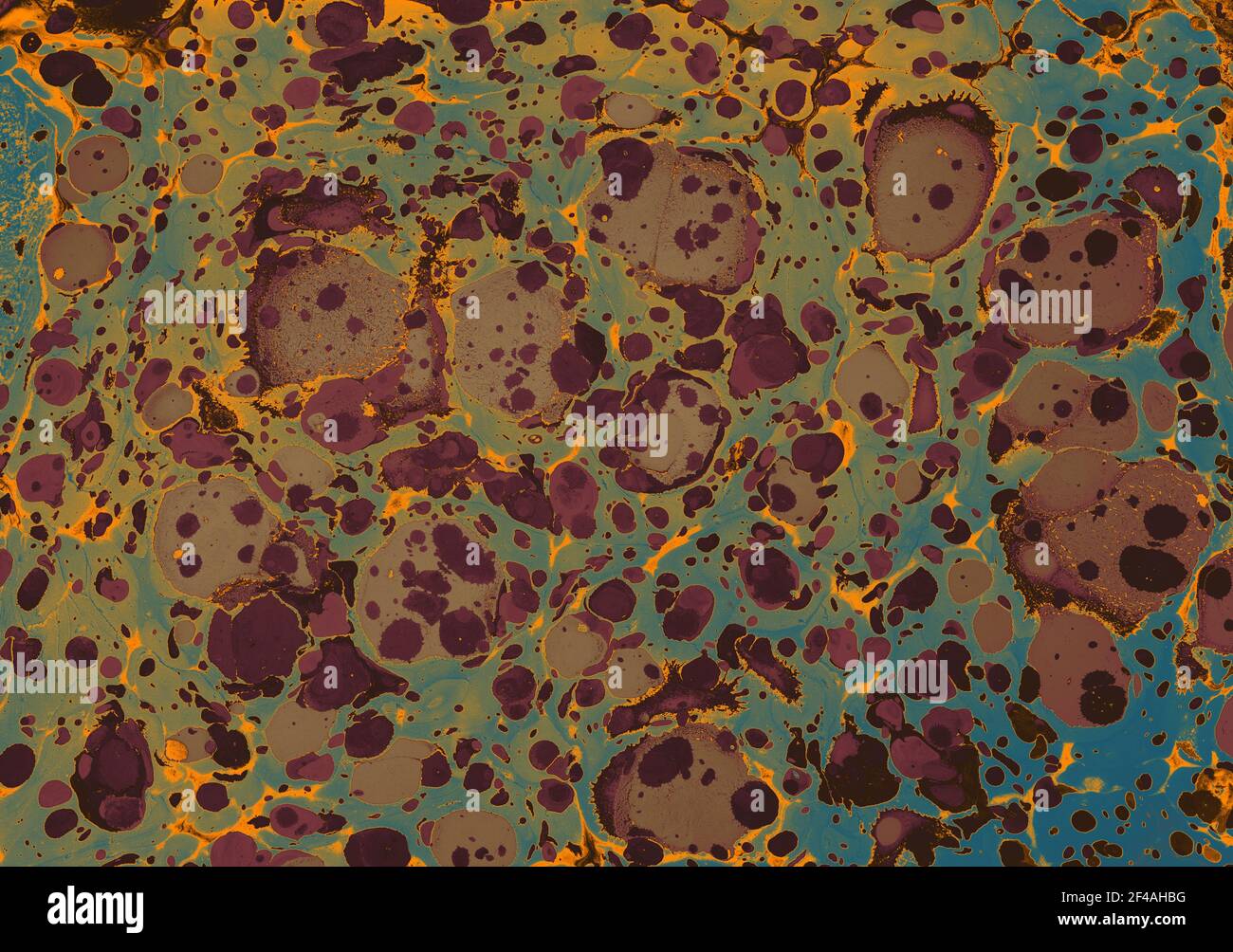 An abstract background with colorful paint splash patterns and swirly ...