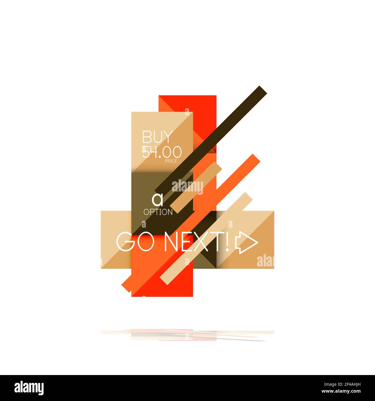 Square option infographic banner. Data and information visualization ...