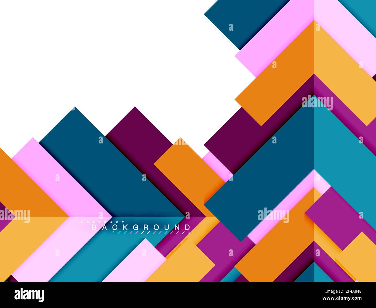 Multicolored abstract geometric shapes, geometry background for web ...