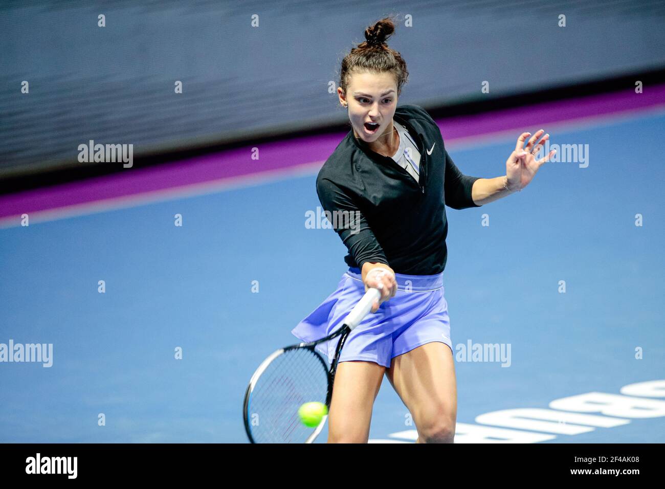 ST PETERSBURG, RUSSIA - MARCH 19: Jaqueline Christian of Romania during ...