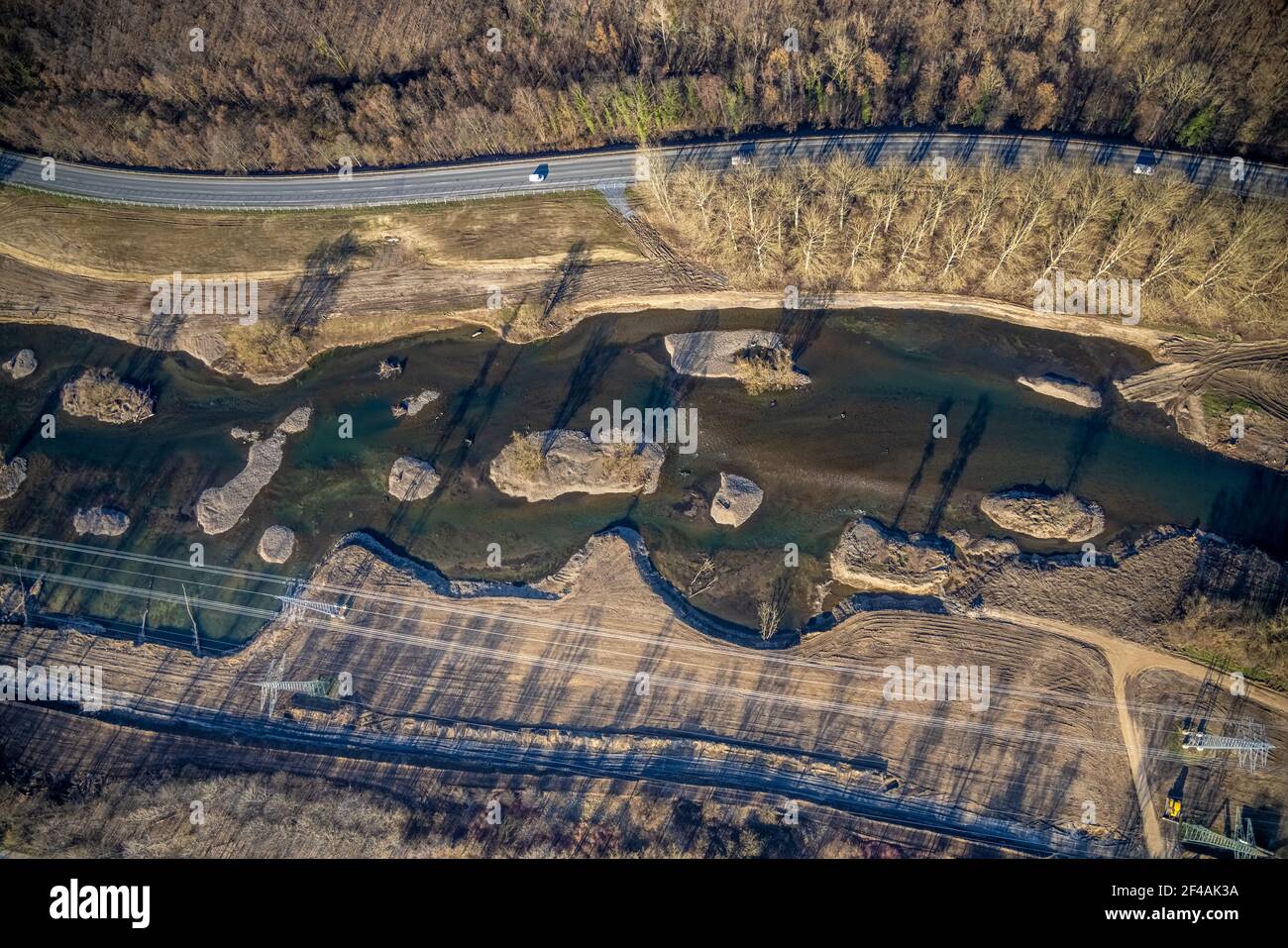 Renaturierungsmassnahme lenne auen hi-res stock photography and images ...