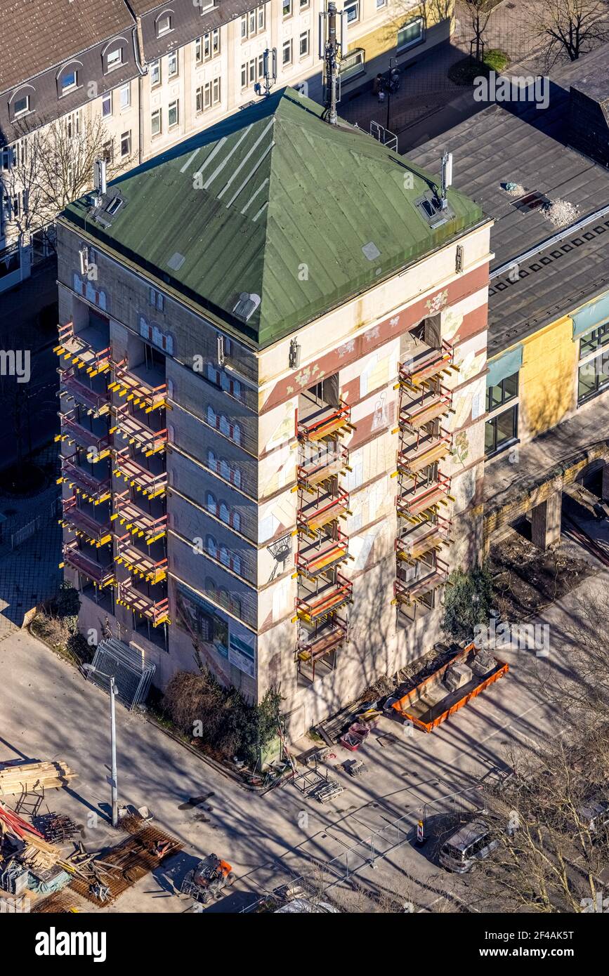 Construction site world war ii bunker with new flats hi-res stock ...