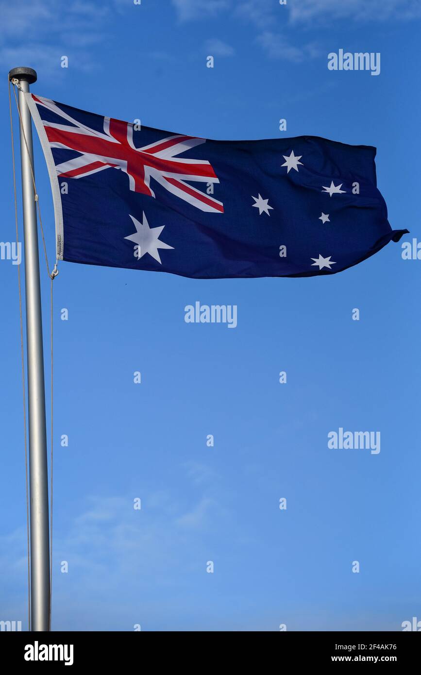 Generic Australian Flag Stock Photo - Alamy