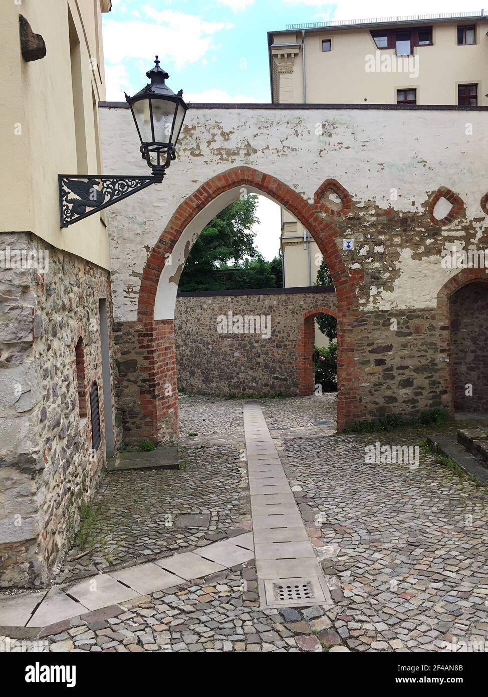 Gate made brick hi-res stock photography and images - Alamy