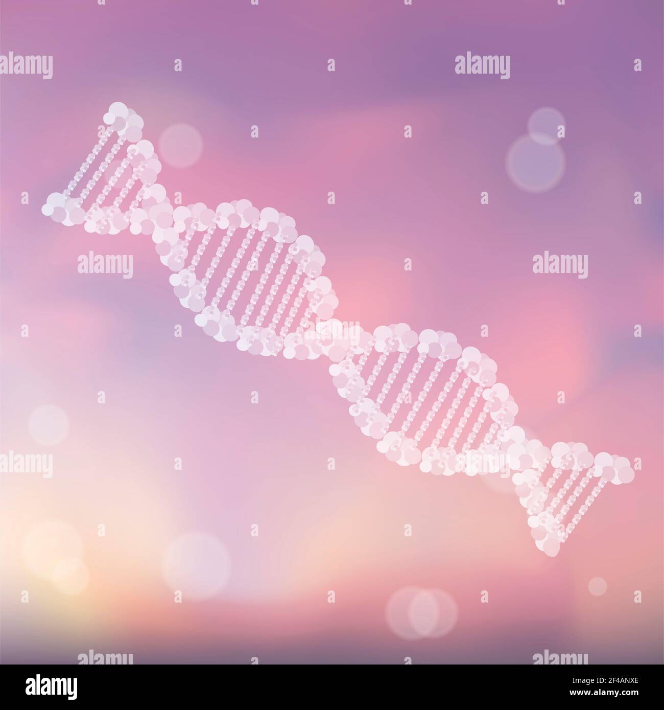 DNA double helix, illustration Stock Photo - Alamy