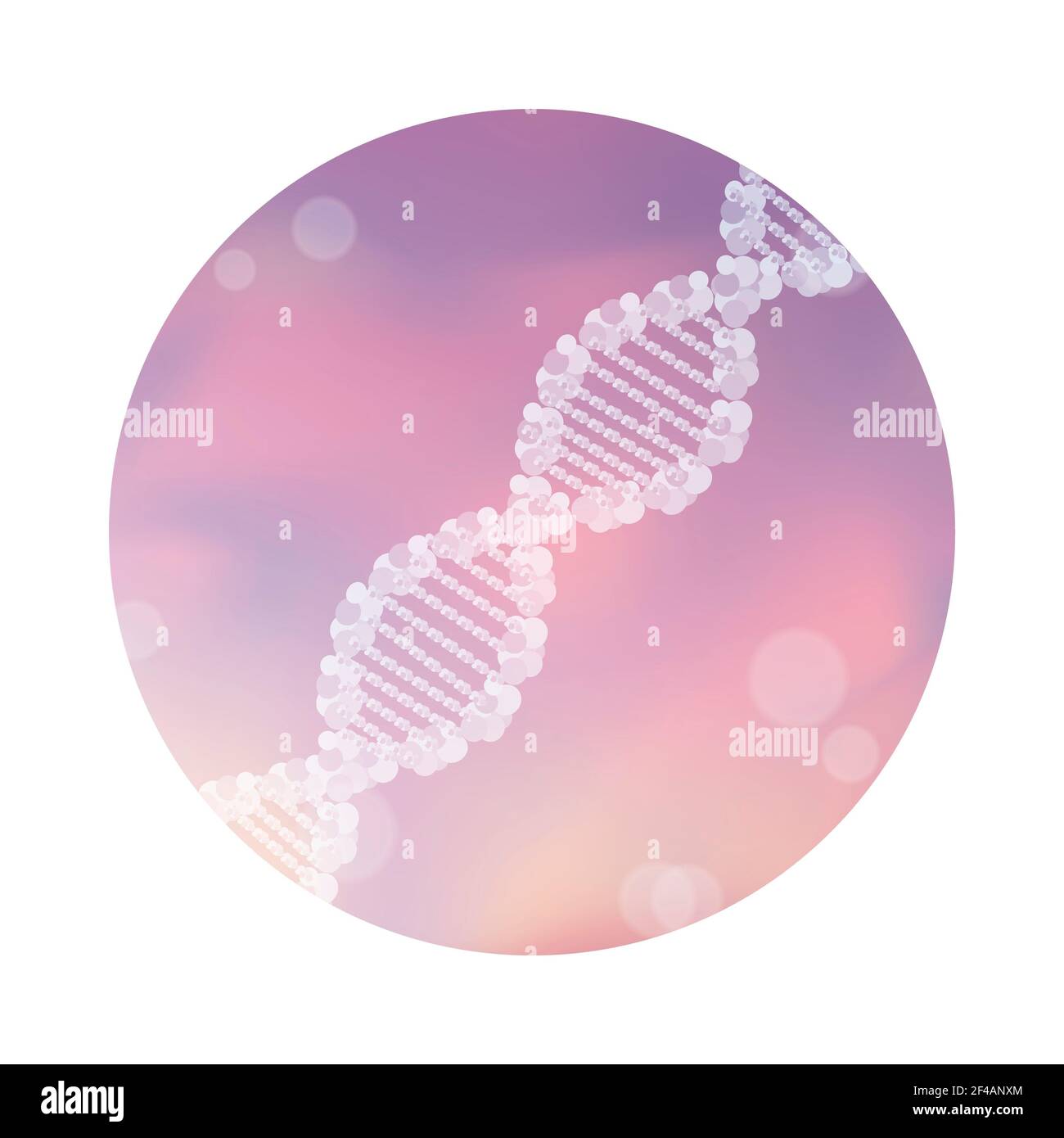 DNA double helix, illustration Stock Photo - Alamy