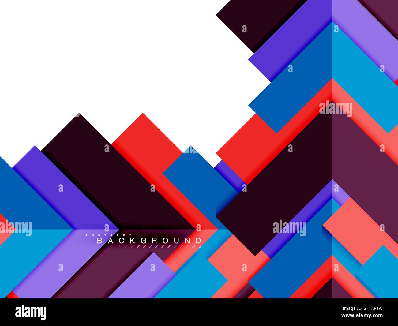 Multicolored abstract geometric shapes, geometry background for web ...