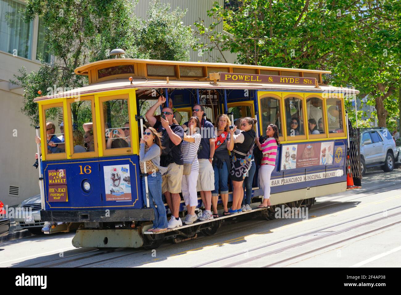 Cable car, San Francisco, California, USA Stock Photo - Alamy