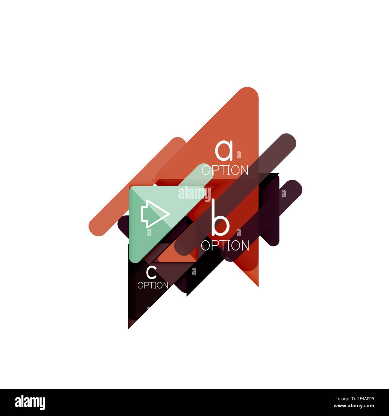 Triangle Data Visualization Design Option Infographic Layout Triangle Data Visualization