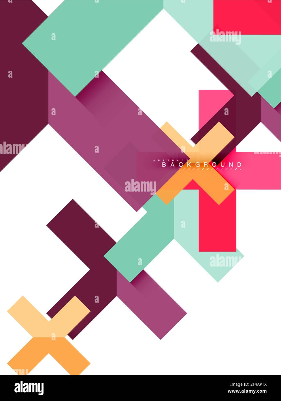 Multicolored abstract geometric shapes, geometry background for web ...