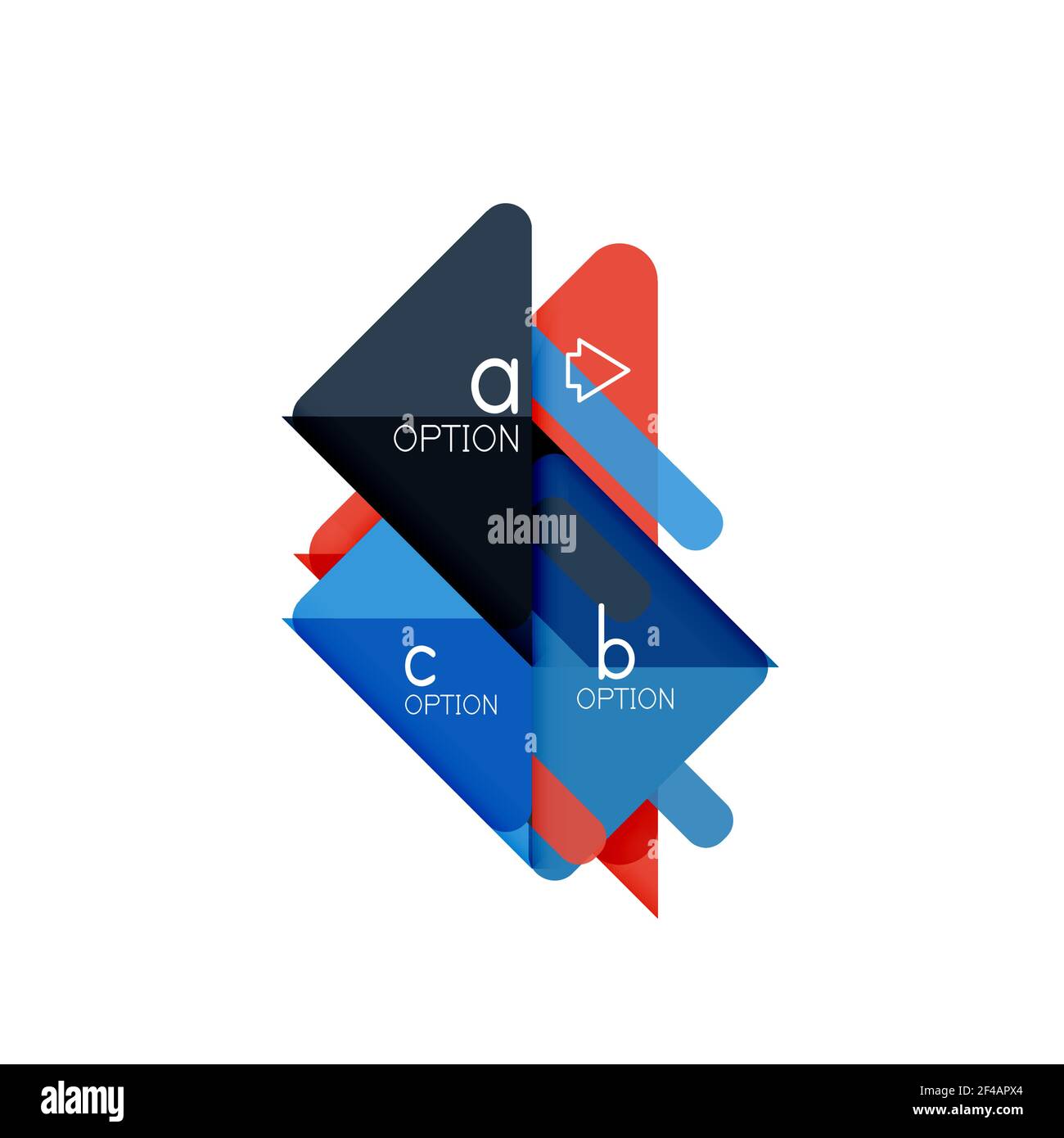 Triangle Data Visualization Design Option Infographic Layout Triangle Data Visualization