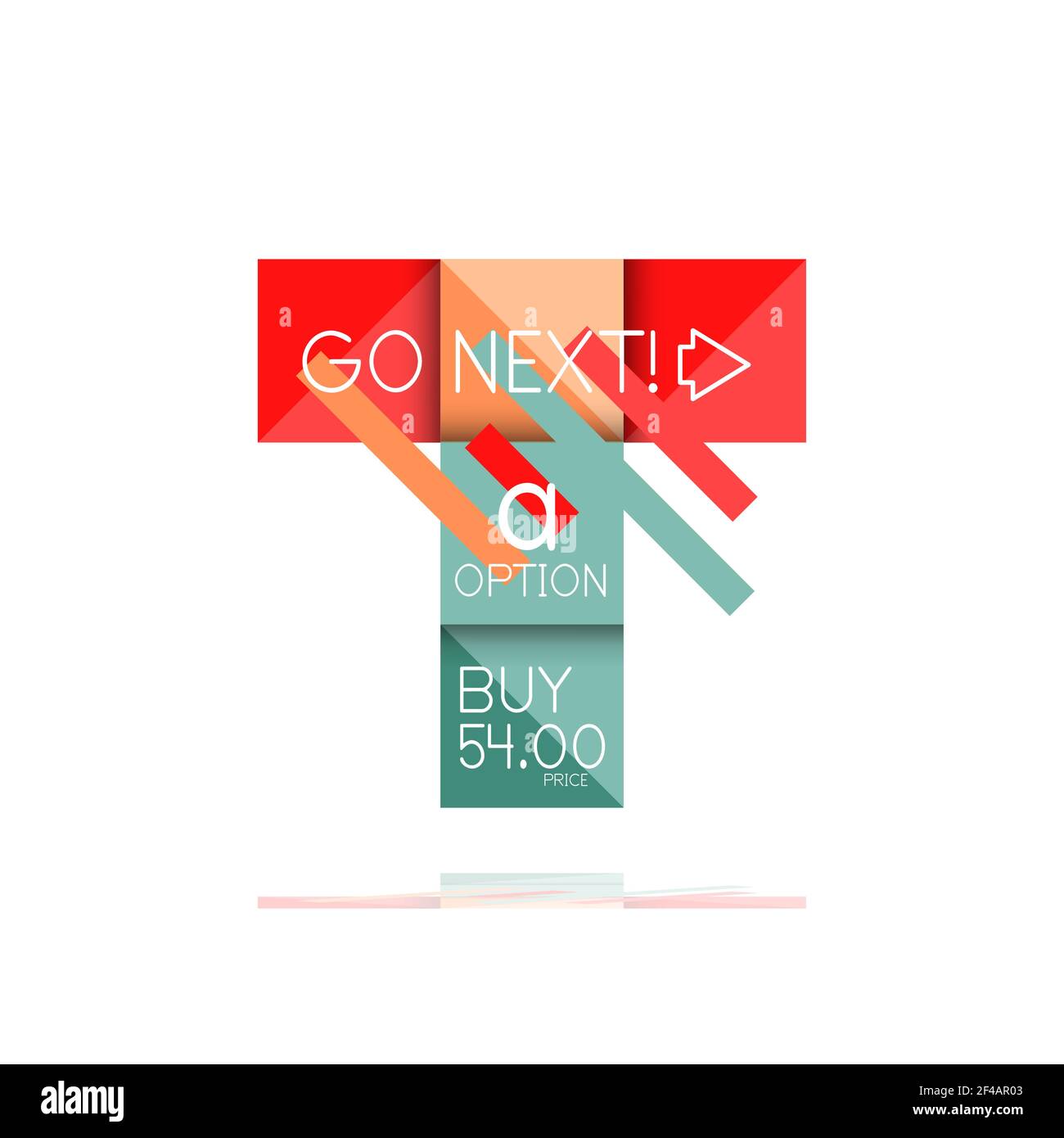 Square option infographic banner. Data and information visualization ...