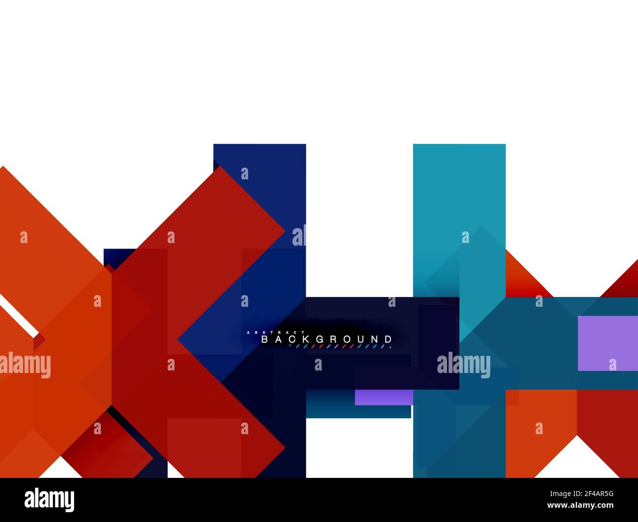 Multicolored Abstract Geometric Shapes Geometry Background For Web Banner Multicolored