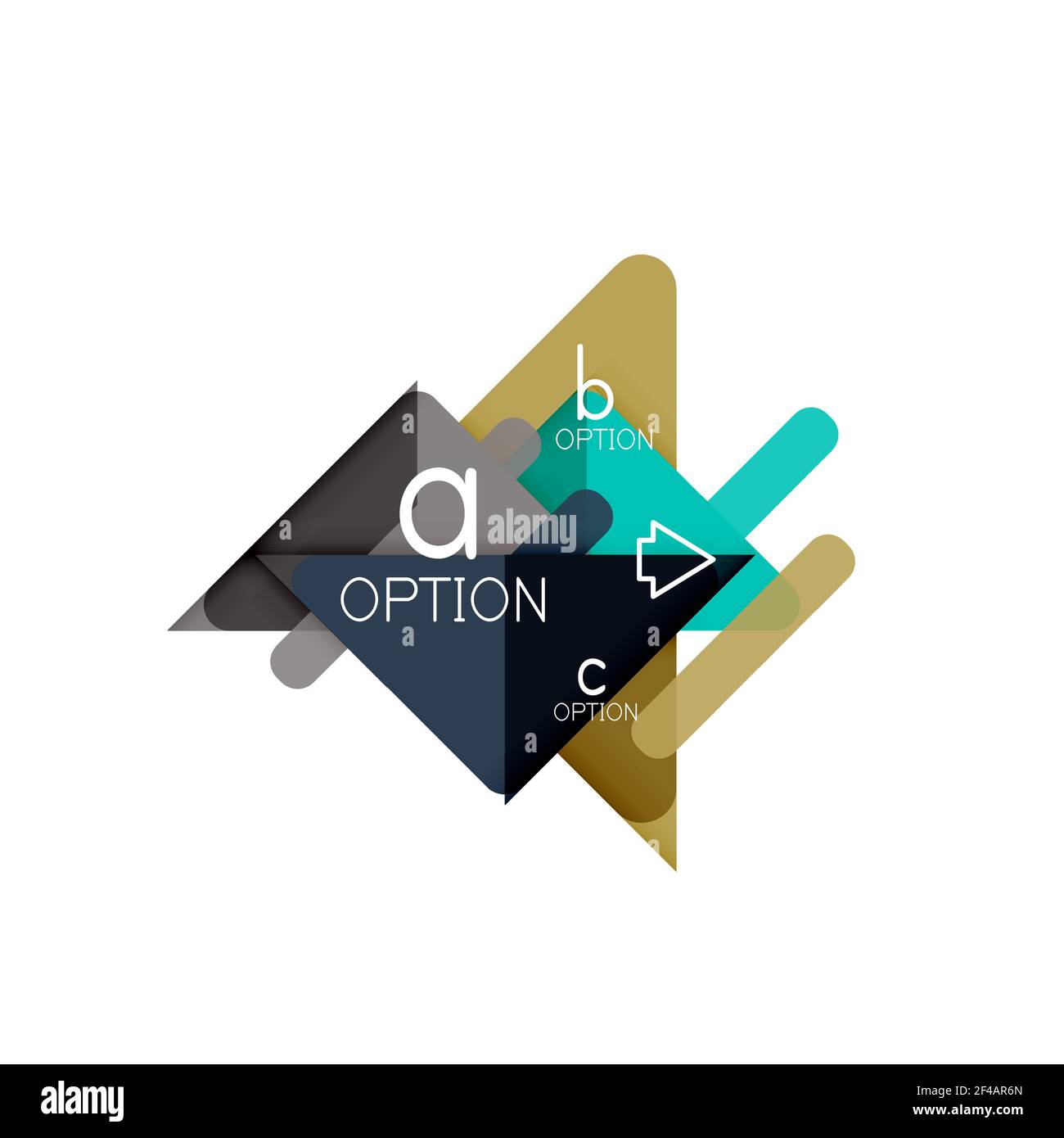 Triangle Data Visualization Design Option Infographic Layout Triangle Data Visualization