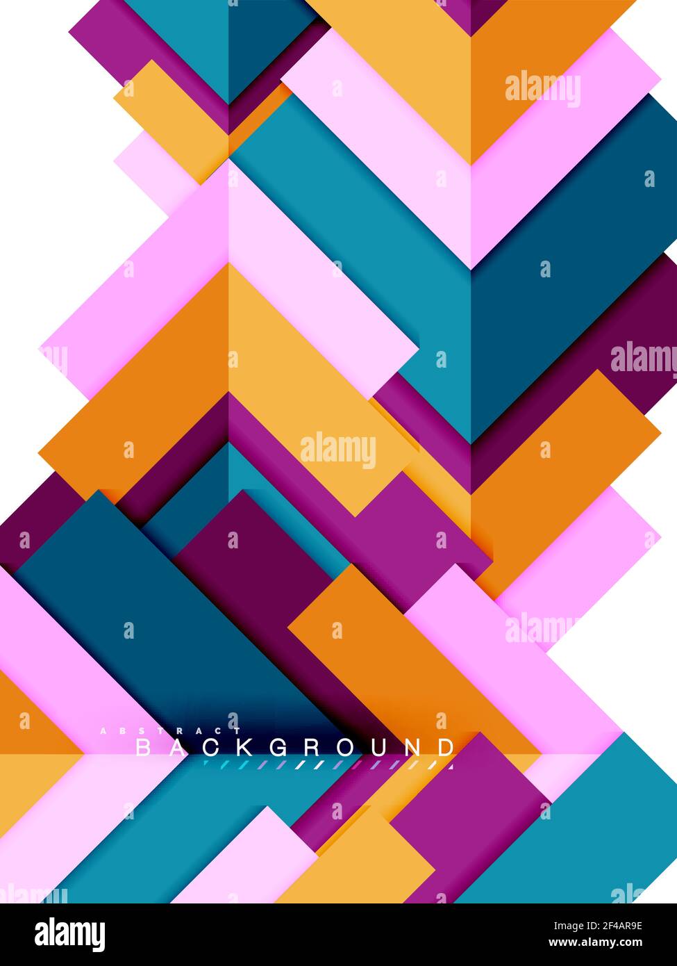 Multicolored abstract geometric shapes, geometry background for web ...