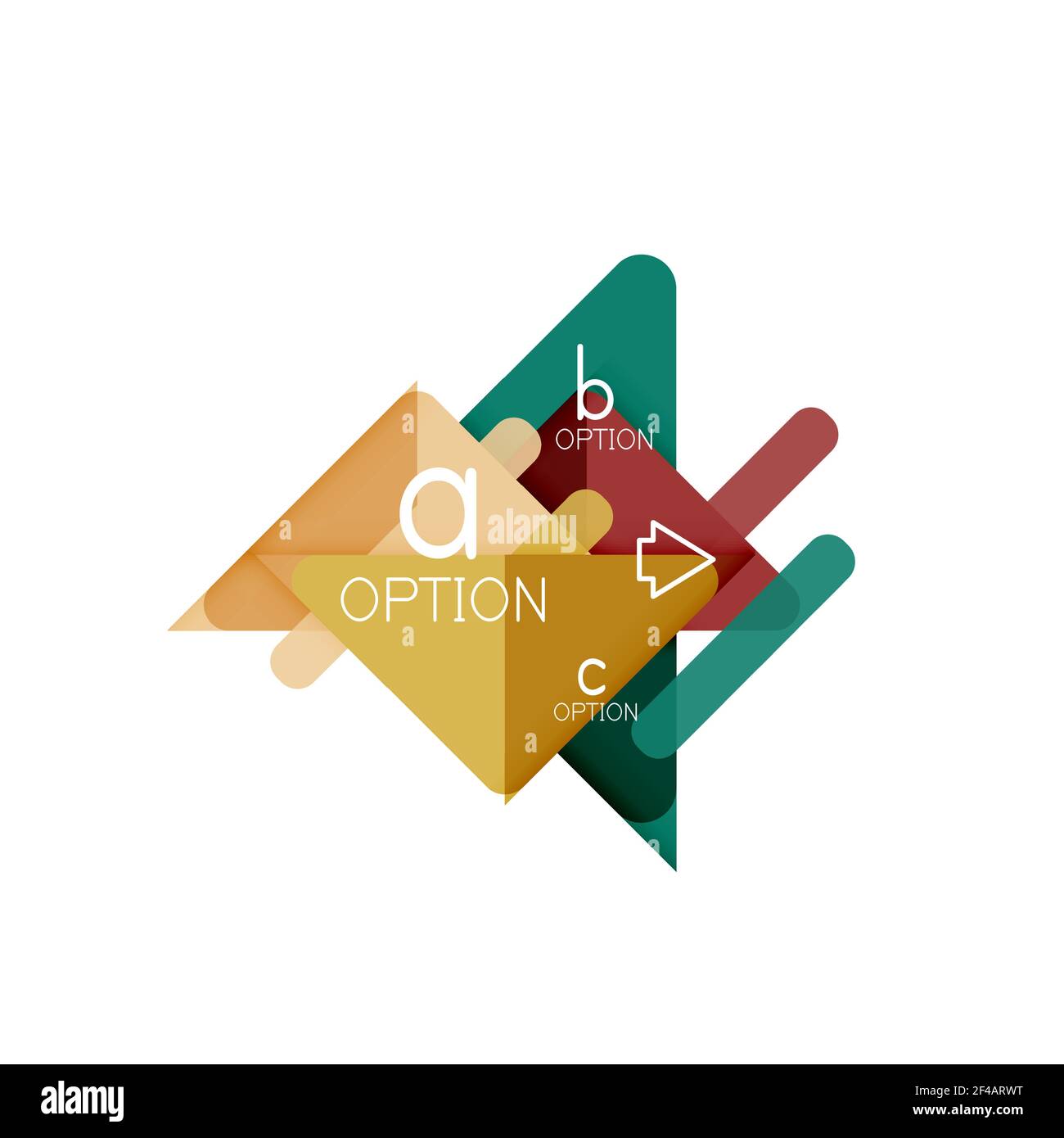 Triangle Data Visualization Design Option Infographic Layout Triangle Data Visualization