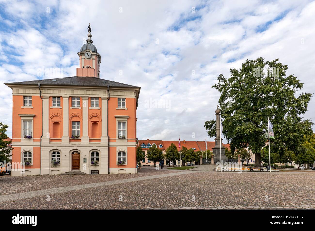 Historic Town Hall On The Market In Templin, Uckermark, Brandenburg ...