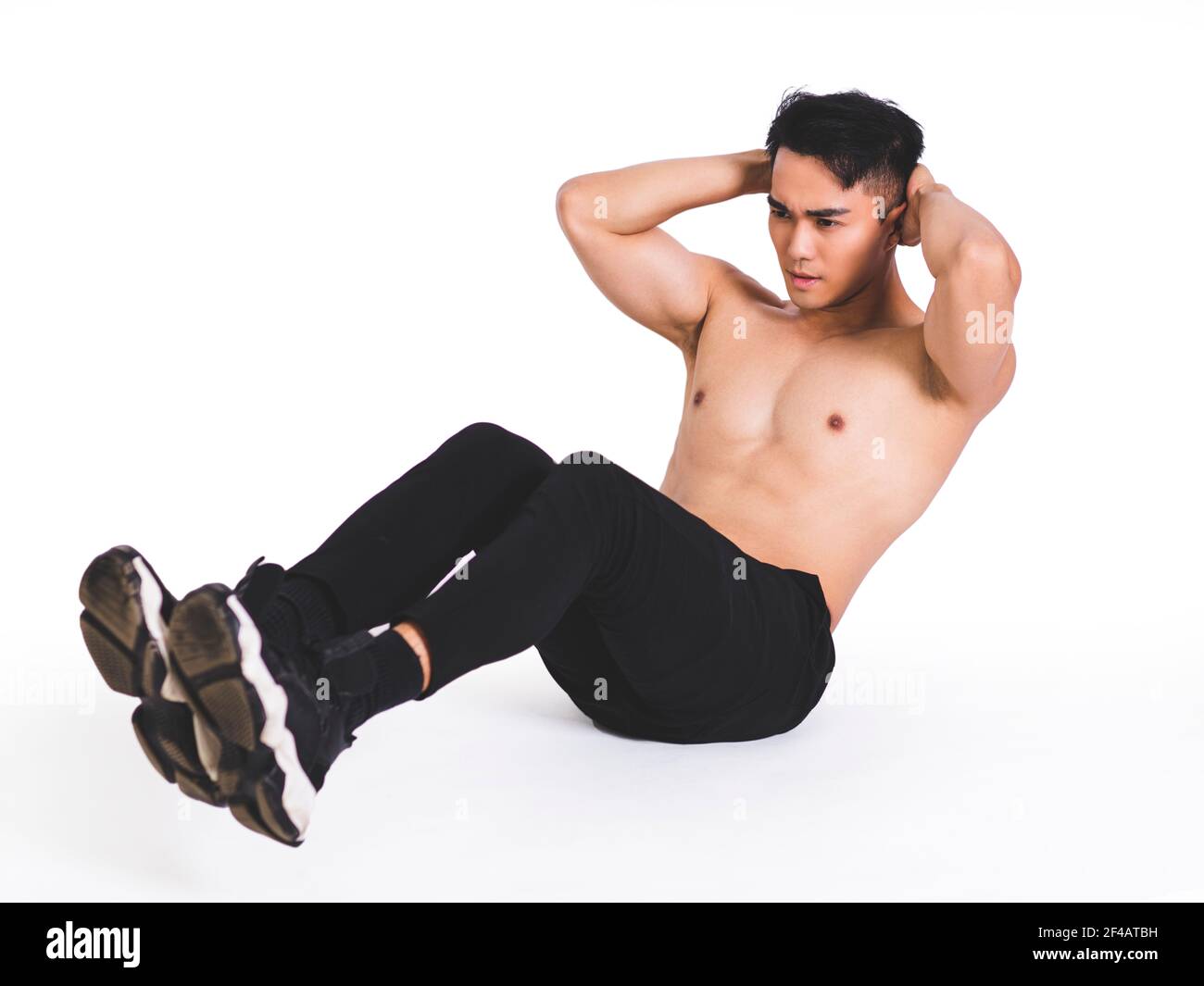 Crunch gym Cut Out Stock Images & Pictures - Alamy