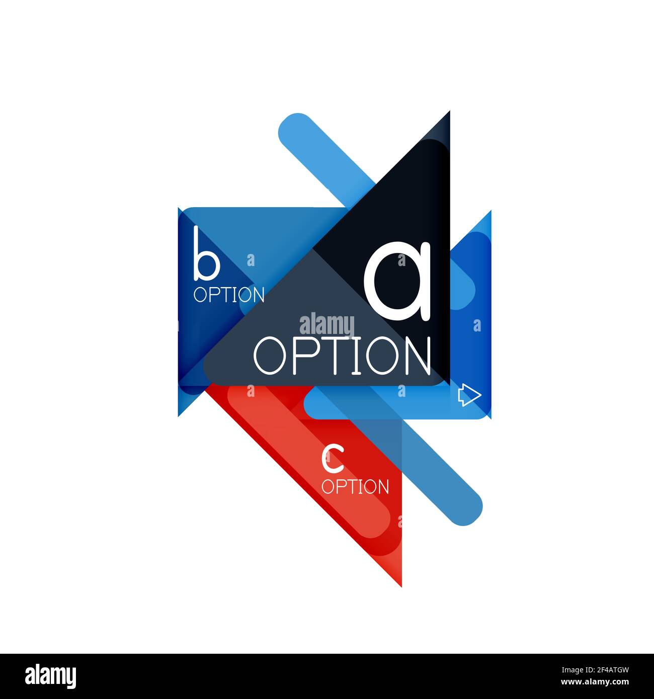 Triangle Data Visualization Design Option Infographic Layout Triangle Data Visualization