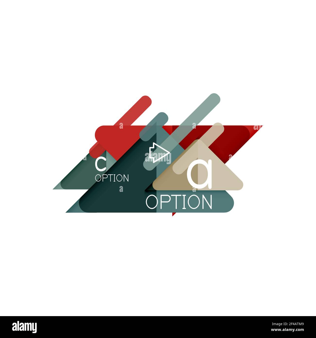 Triangle Data Visualization Design Option Infographic Layout Triangle Data Visualization