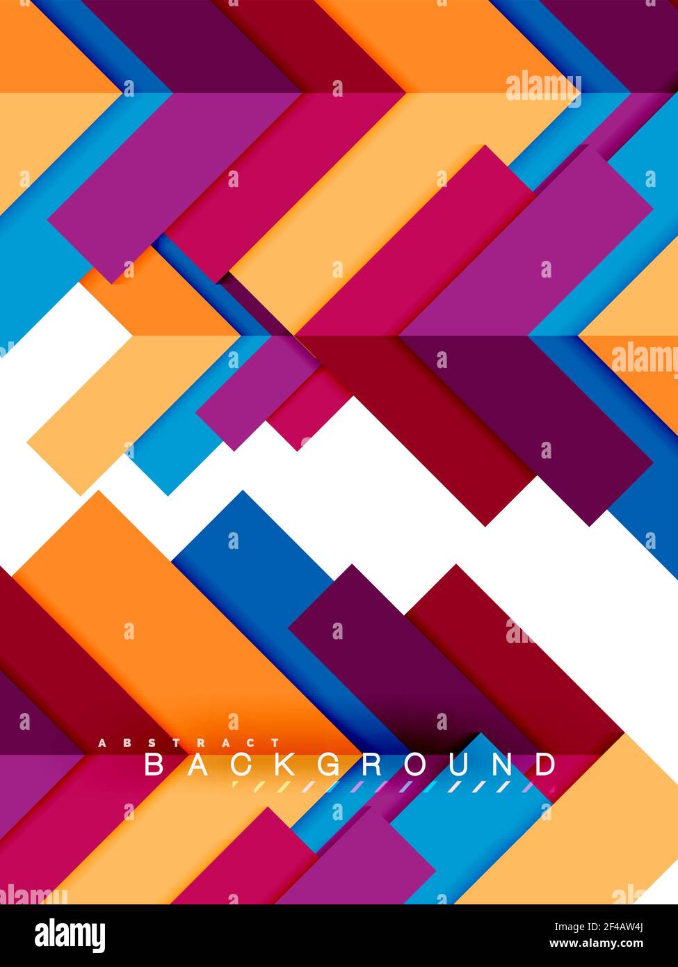 Multicolored abstract geometric shapes, geometry background for web ...