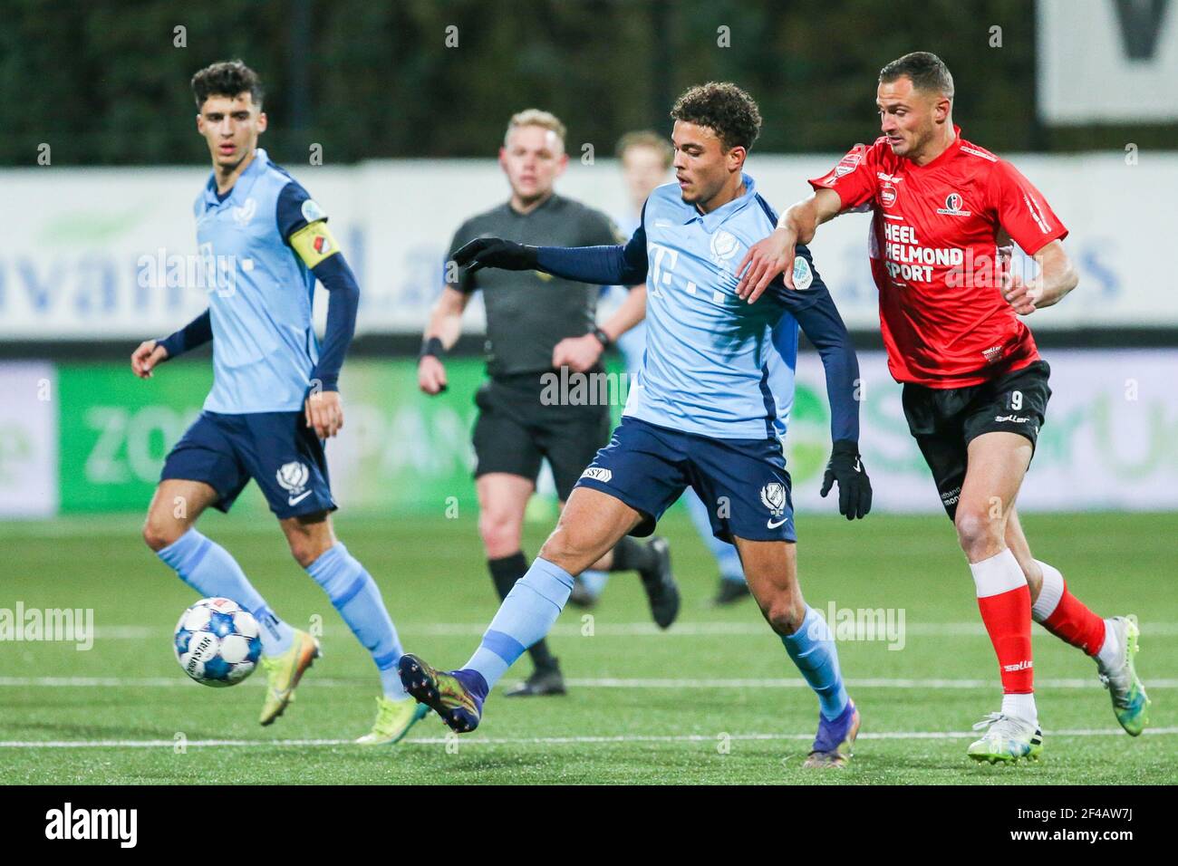 HELMOND, NETHERLANDS - MARCH 19: Ruben Kluivert of Utrecht U23, Jordy ...
