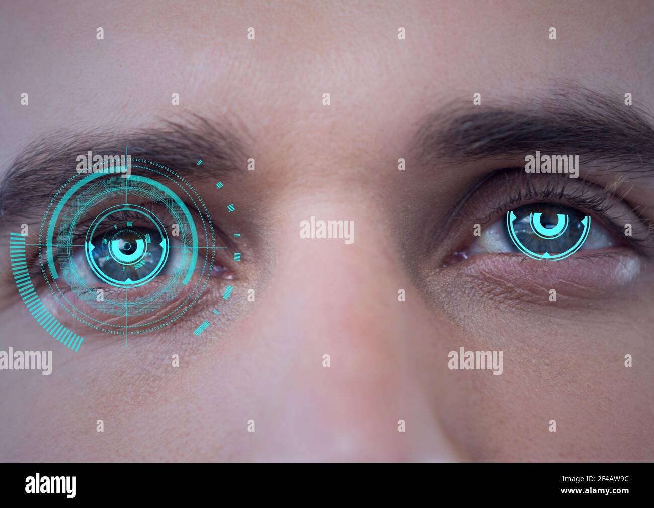 Human eye male close hi-res stock photography and images - Alamy