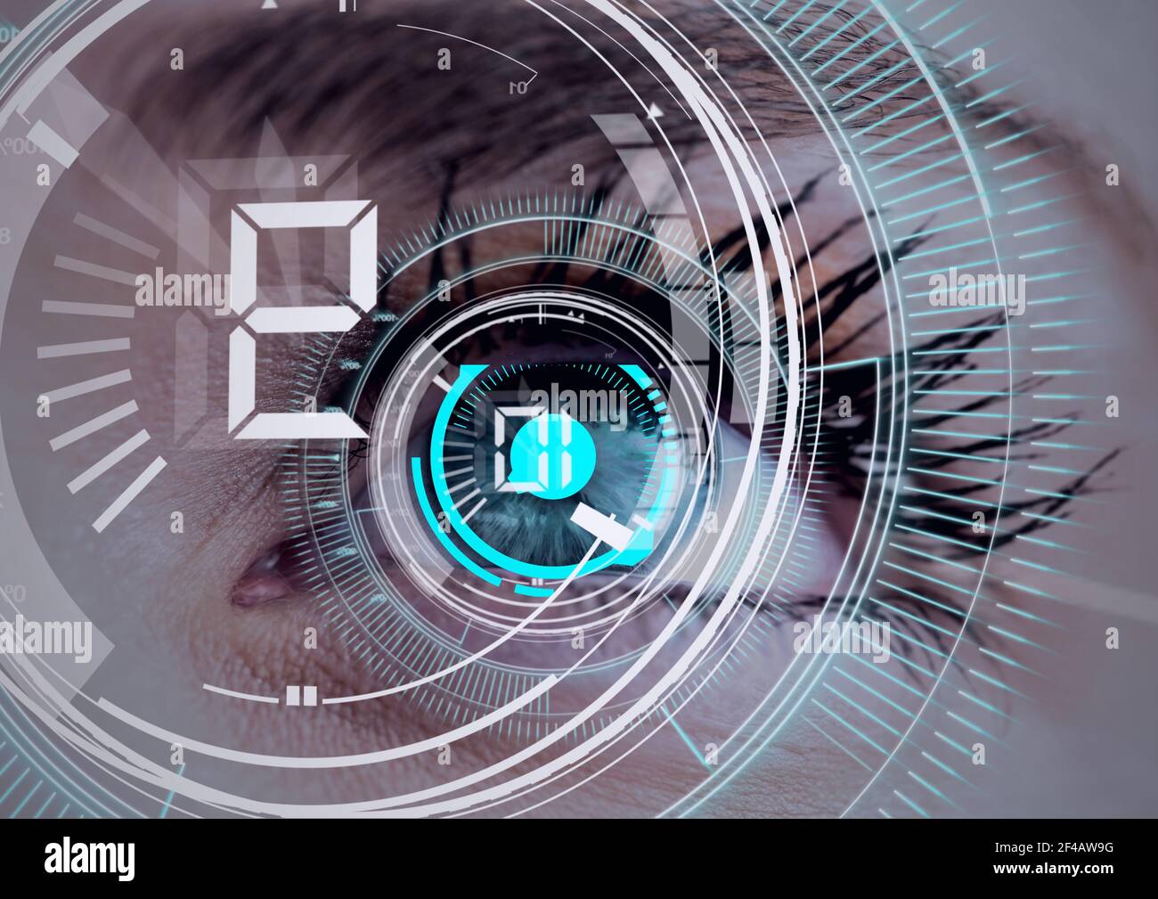 Round scanner and digital interface with data processing against close ...