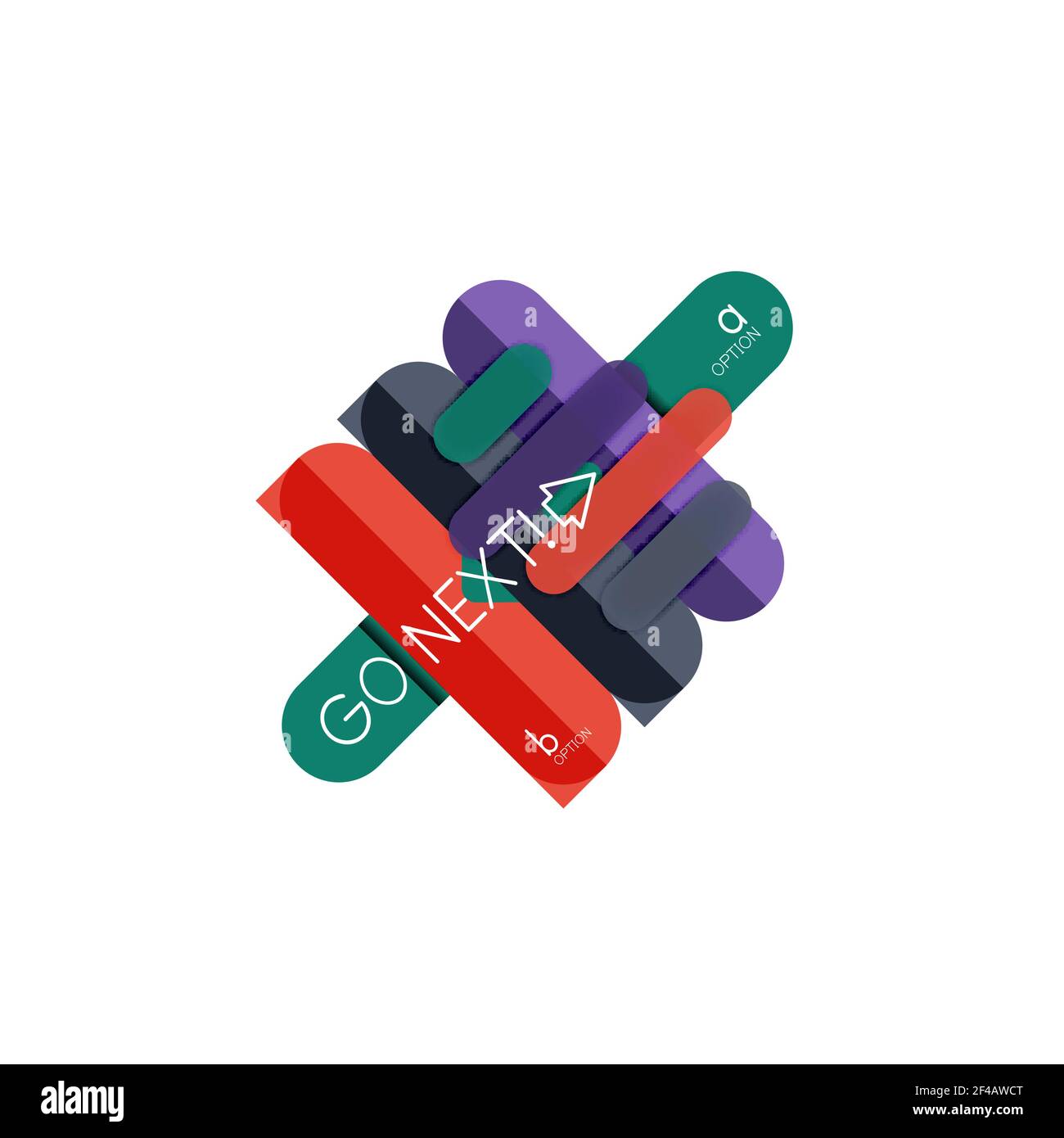 Abstract lines geometric infographic layoutAbstract lines geometric ...