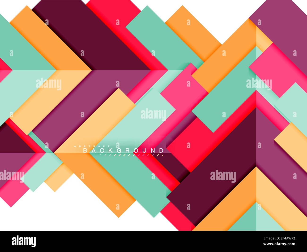 Multicolored abstract geometric shapes, geometry background for web ...