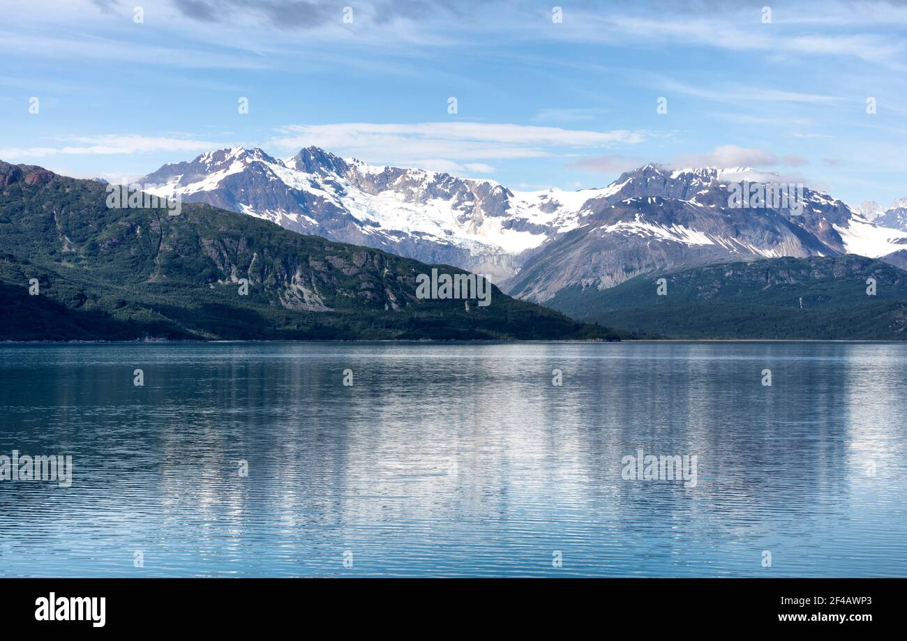 Alaska Glacier bay landscape in late summer season Stock Photo - Alamy