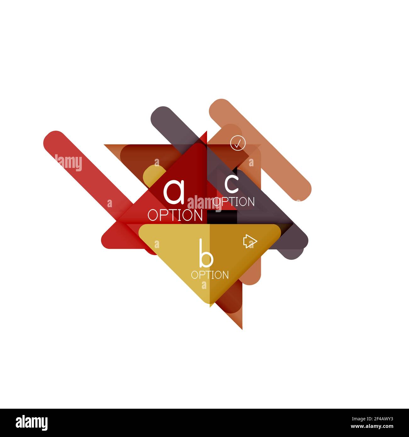 Triangle Data Visualization Design Option Infographic Layout Triangle Data Visualization