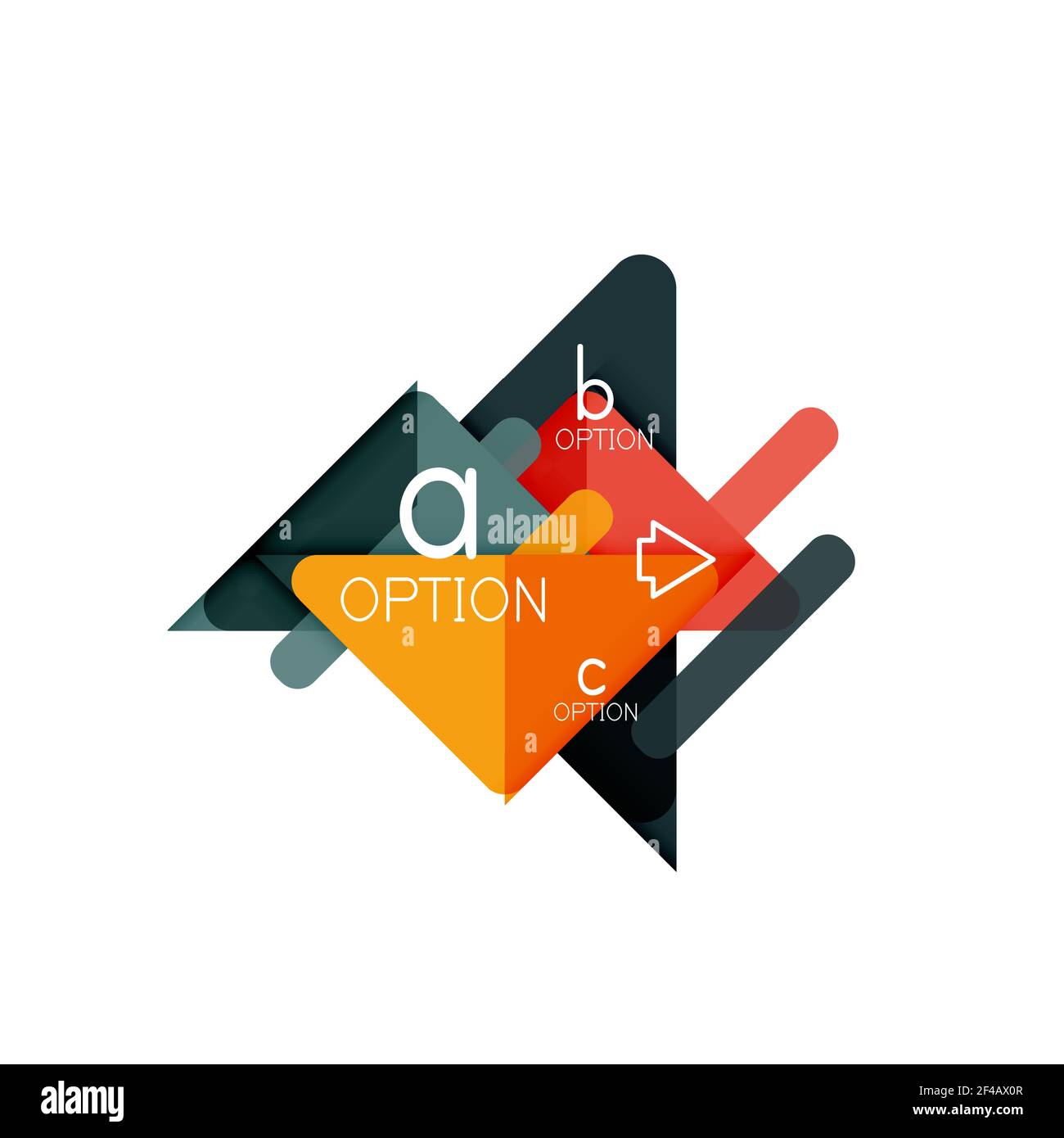 Triangle Data Visualization Design Option Infographic Layout Triangle Data Visualization