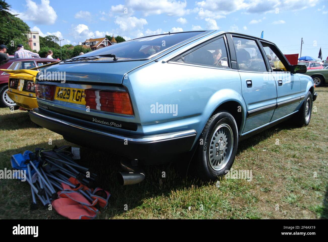 A 1984 Rover Vitesse parked up on display at Riviera classic car show ...