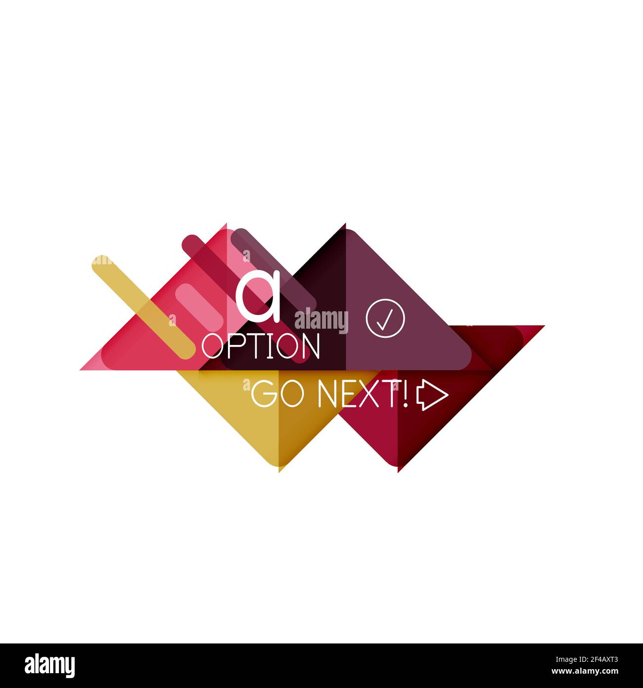 Triangle data visualization design, option infographic layout. Triangle ...