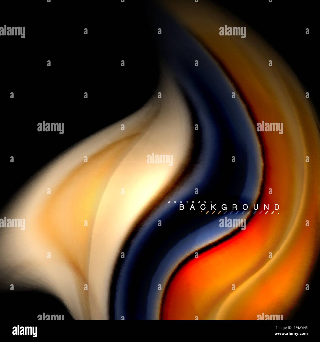 Mixing oil paint water Stock Vector Images - Alamy