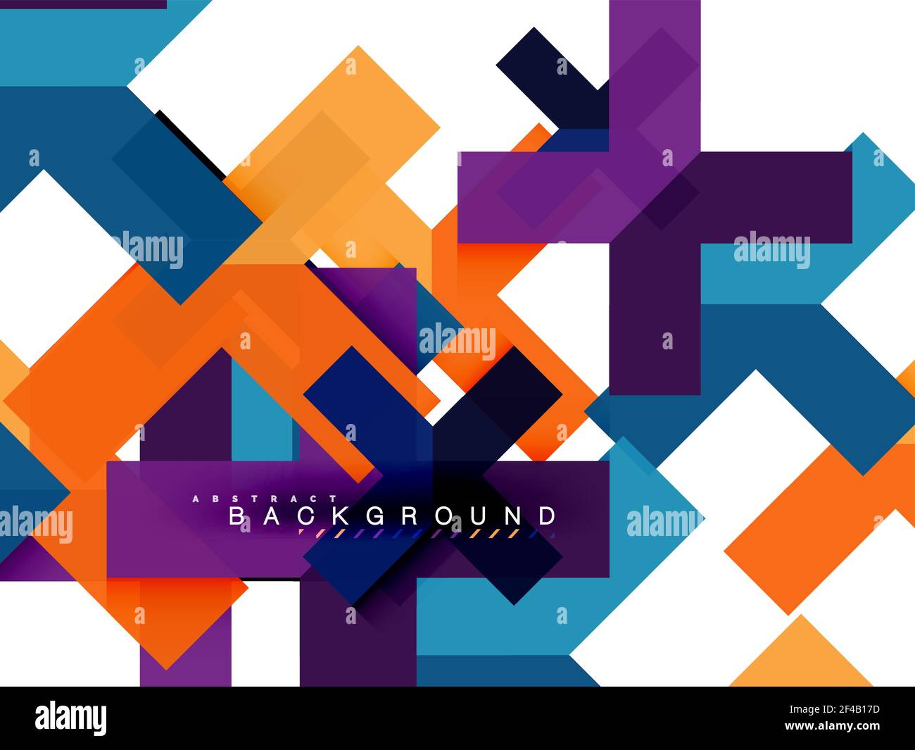 Multicolored abstract geometric shapes, geometry background for web ...
