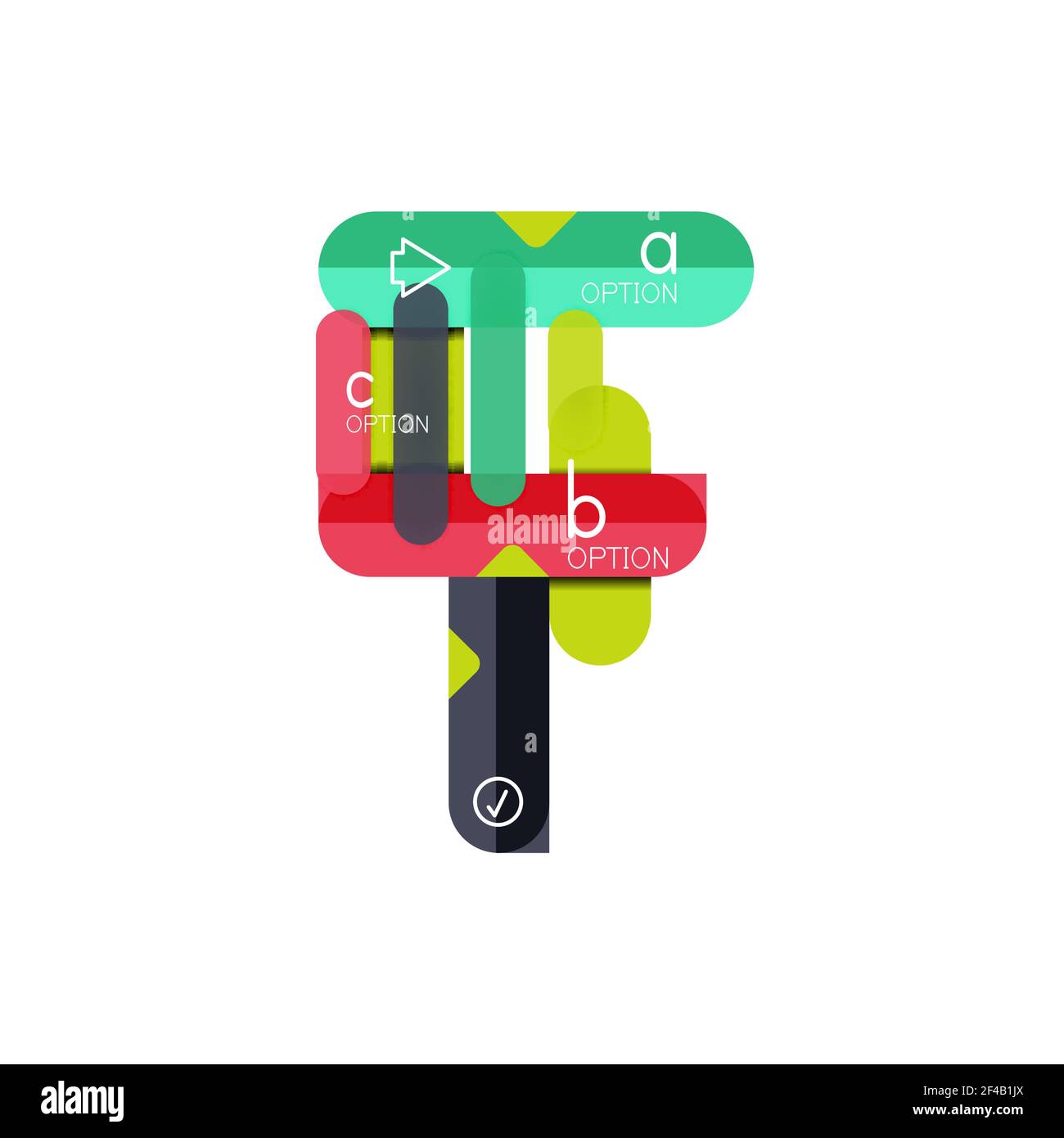 Abstract lines geometric infographic layoutAbstract lines geometric ...